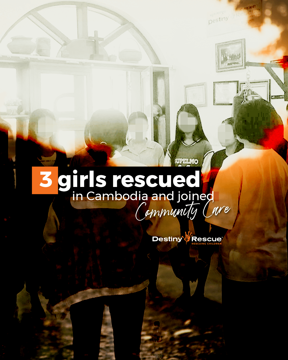 3 girls rescued in Cambodia and joined community care! - Destiny Rescue ...