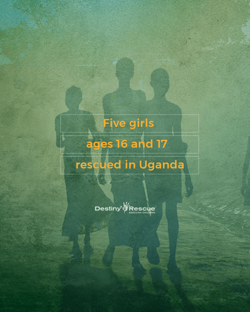 Five girls rescued in Uganda - Destiny Rescue AU | Destiny Rescue AU