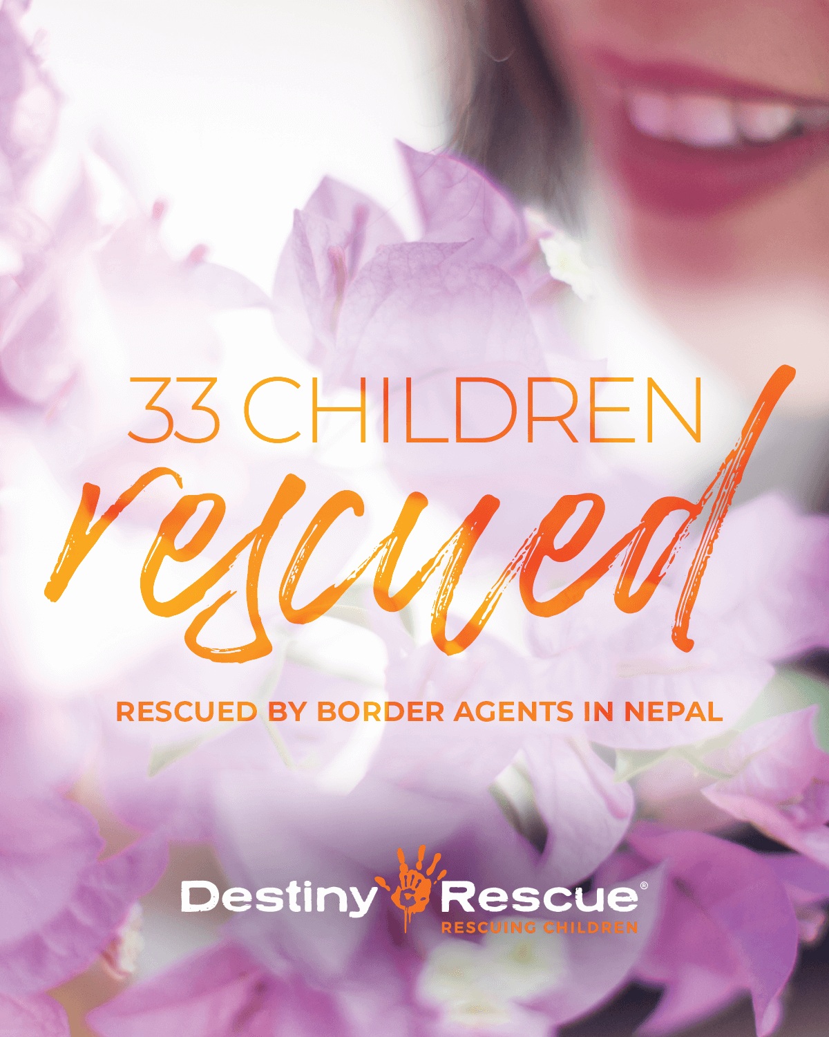 33 children rescued by border agents in Nepal - Destiny Rescue AU | Destiny Rescue AU