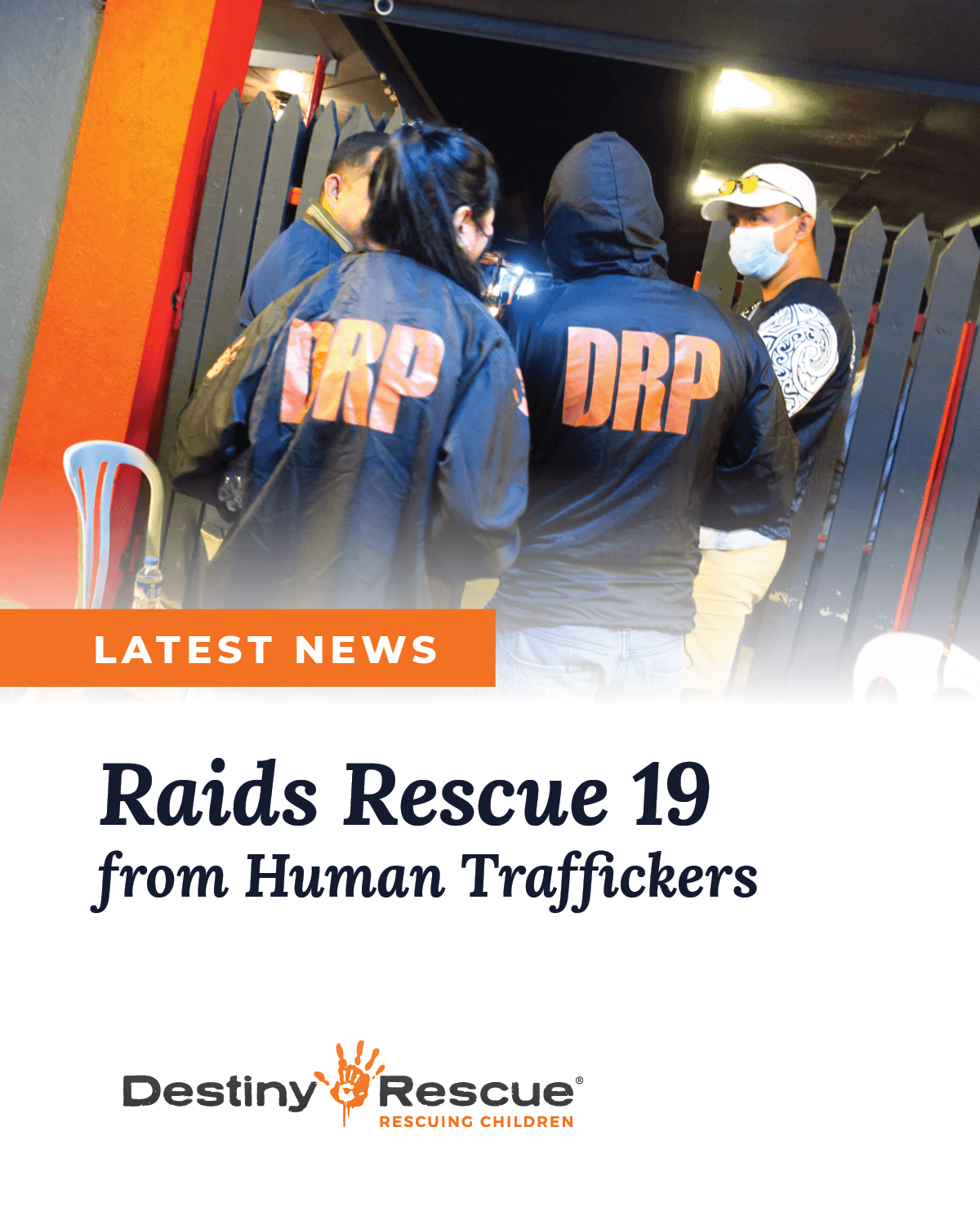 Raids Rescue 19 from Human Traffickers - Destiny Rescue AU | Destiny ...